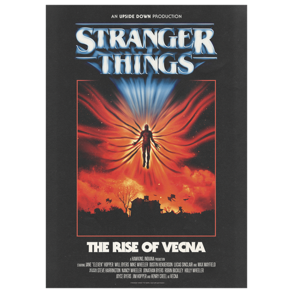 Stranger Things The Rise of Vecna Art Print Merchandise - Zavvi UK