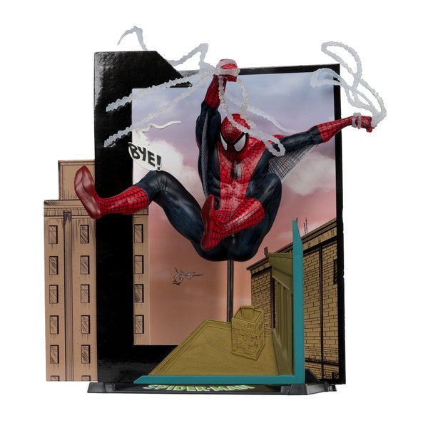 Marvel Spider-Man (Spider-Man #6) 1:10th Scale Collectible with Scene ...