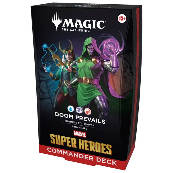 Magic: The Gathering Marvel Super Heroes Commander Deck - Doom Prevails ...