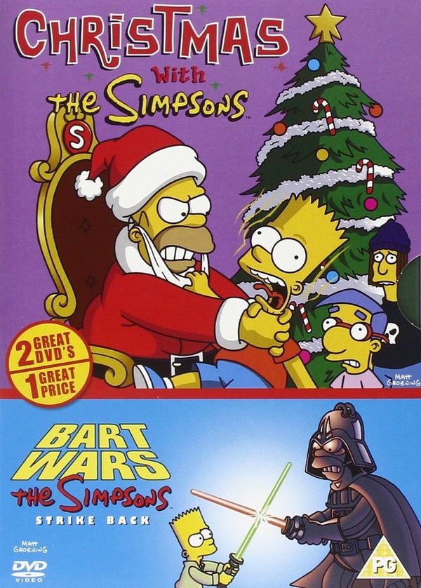 The Simpsons - Christmas With The Simpsons/Bart Wars DVD - Zavvi UK