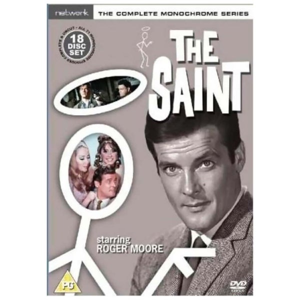 The Saint - The Complete Monochrome [18 Disc Box Set] DVD - Zavvi UK