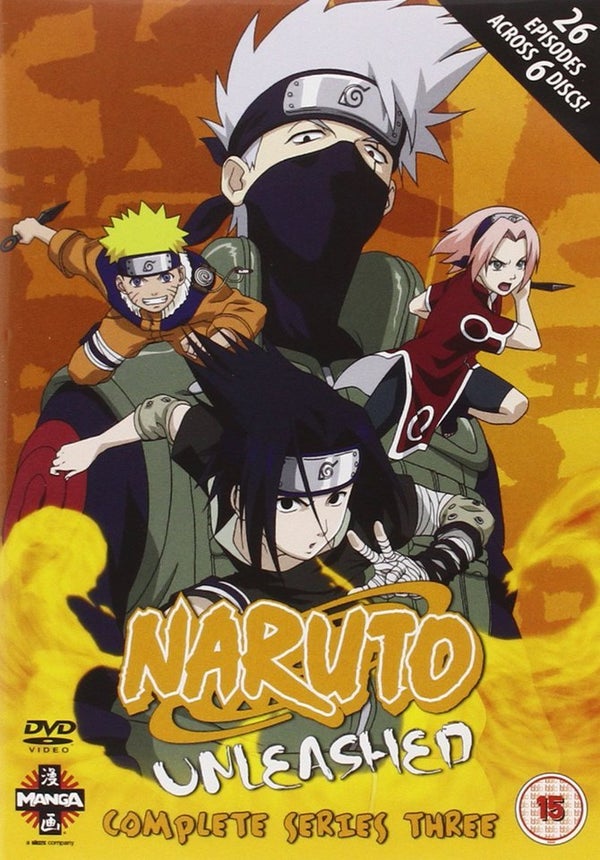 Naruto Unleashed - Complete Series 3 DVD - Zavvi UK