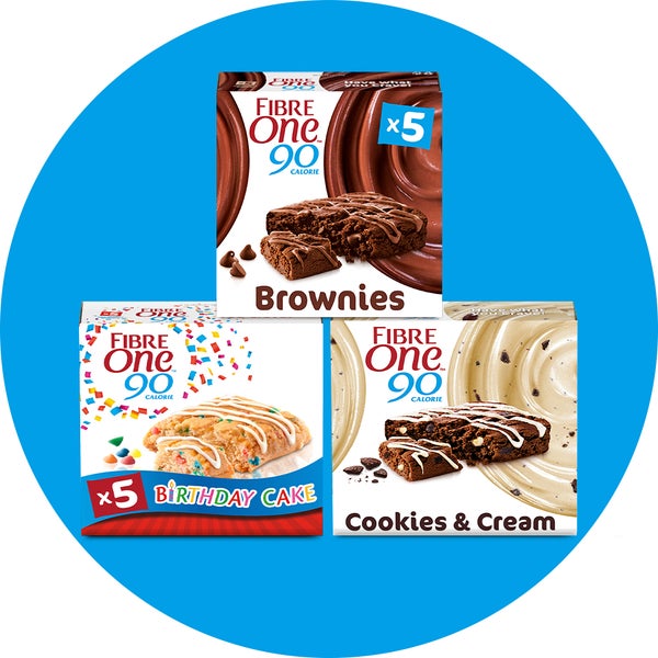 Fibre One 90 Calorie Snack, Brownie & Popcorn Bars | Fibre One