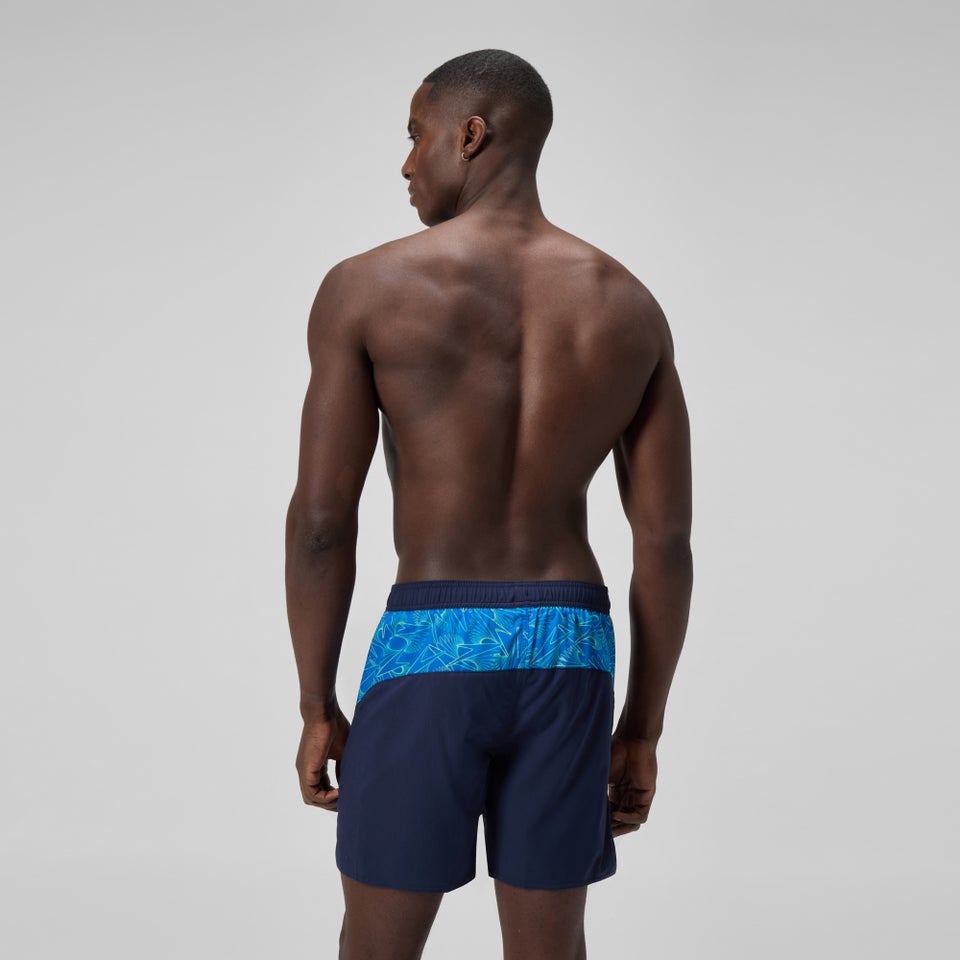 Men's Xpress Lite Panel 16" Swim Shorts Navy/Blue | Speedo UK