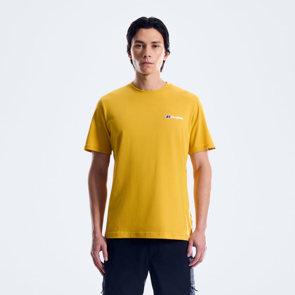 Men's Berghaus Class Logo Tee - Yellow | Berghaus