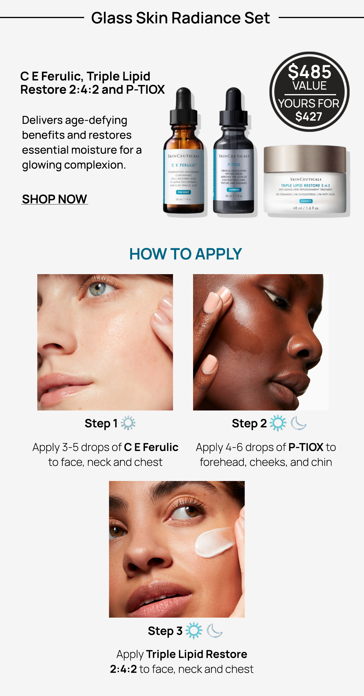 Get ready for 2025 with SkinCeuticals sets for glass skin - DermStore