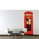 London Red Telephone Box Giant Wall Sticker | Coggles