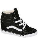 Vans Sk8-Hi Wedge Trainers - Black/True White | Allsole