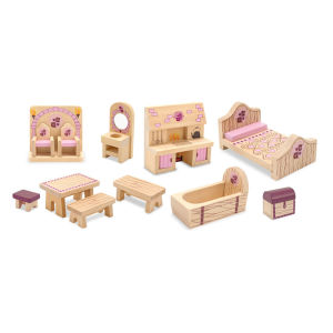 Melissa Doug Princess Castle Furniture Set Toys Zavvi UK