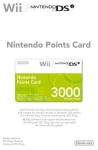 Nintendo Points Card 3000 Games Accessories Zavvi US