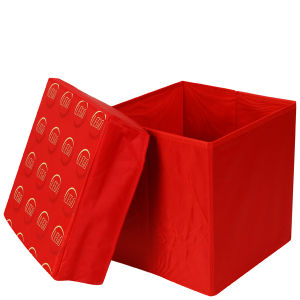 LEGO: Red Classic Storage Box Stool - IWOOT UK