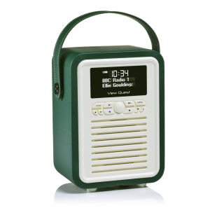 View Quest Retro Mini Bluetooth DAB+ Radio - Emerald Green Electronics ...