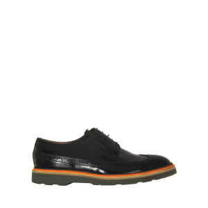Paul Smith Shoes Men's Grand with Orange Shoes - Black | Coggles