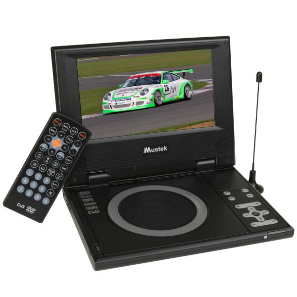 Mustek MPV730T Portable DVD Player with DVB-T | Zavvi UK
