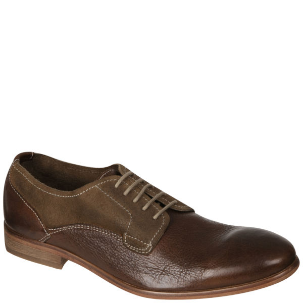 H Shoes by Hudson Men's Samson Leather and Suede Shoes - Tan | Coggles