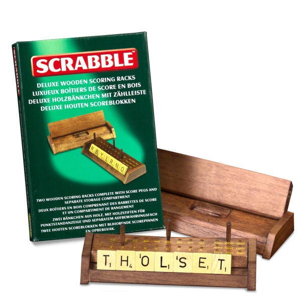 Scrabble - Deluxe Wooden Scoring Racks | Zavvi UK