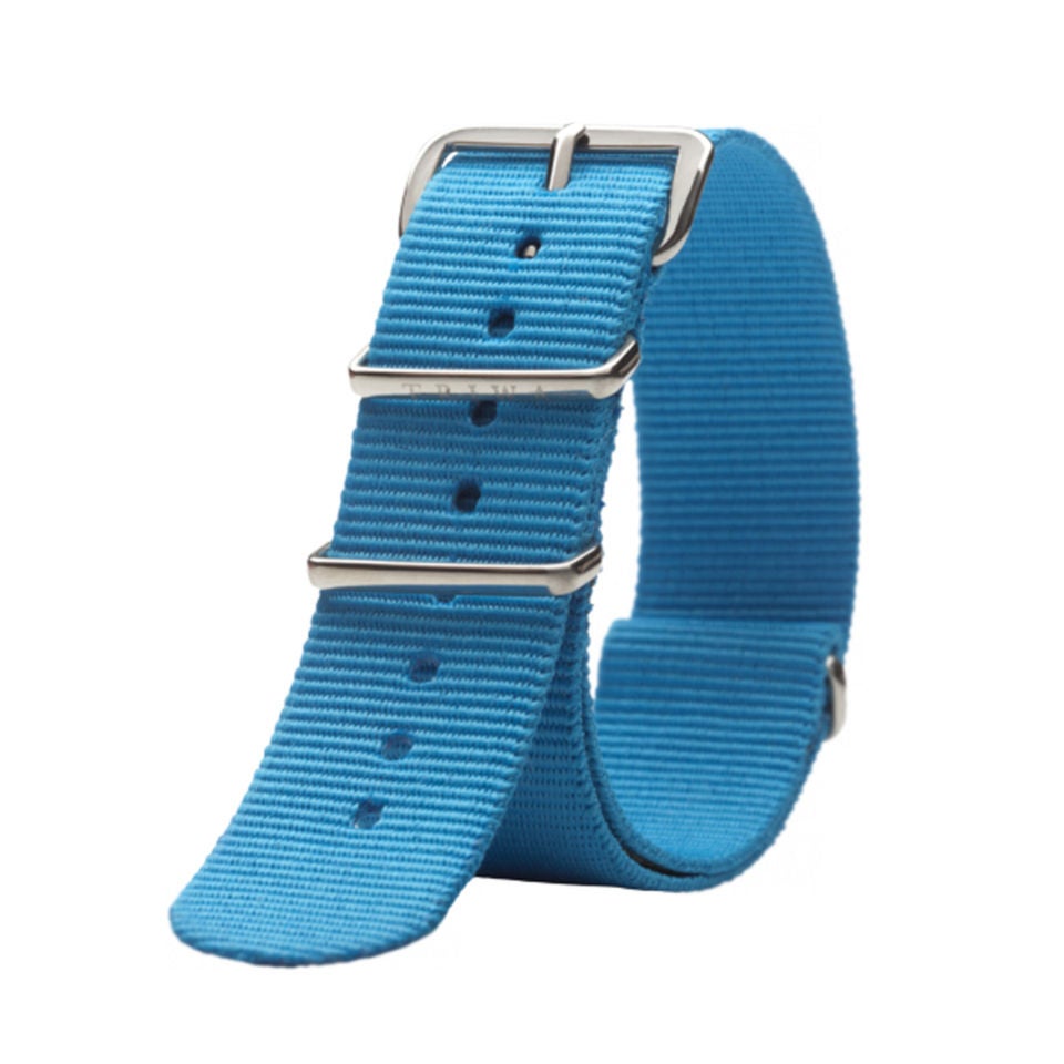 Triwa Turquoise Nato Nylon Watch Strap - Turquoise