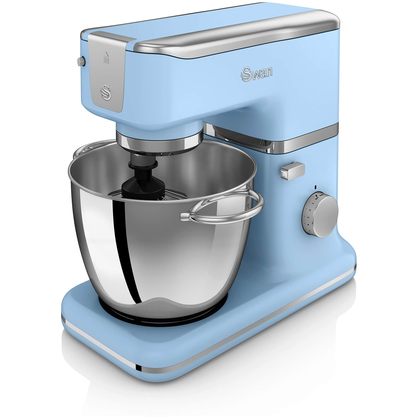 Swan SP21010BLN Retro Stand Mixer - Blue - 1000W | Zavvi UK