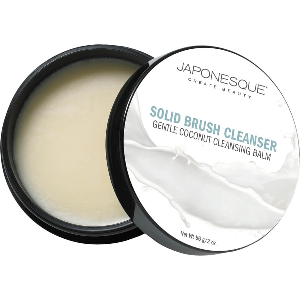 Japonesque Solid Brush Cleaner - Coconut 56g | LOOKFANTASTIC