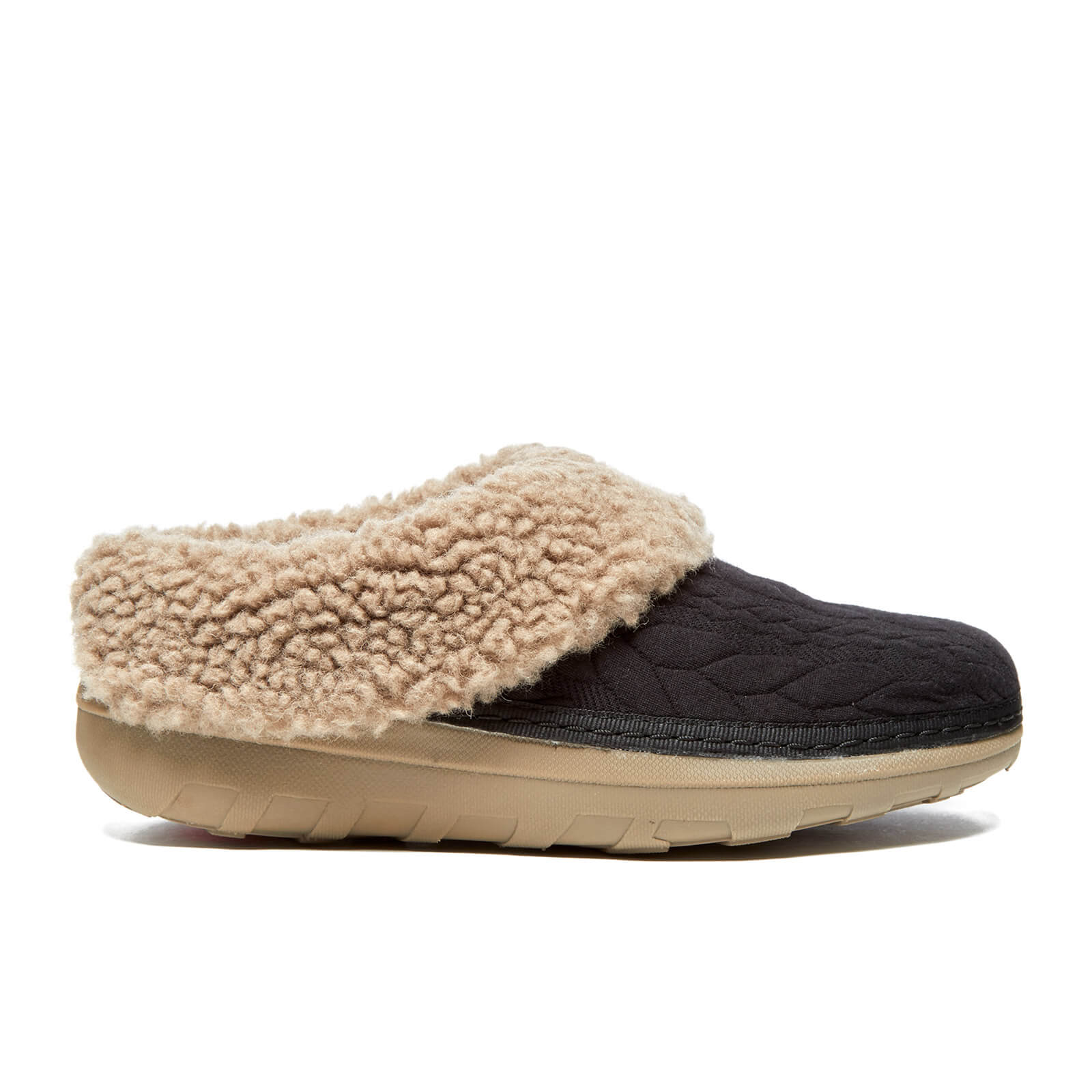FitFlop Women's Loaff Quilted Slippers - Black | Allsole