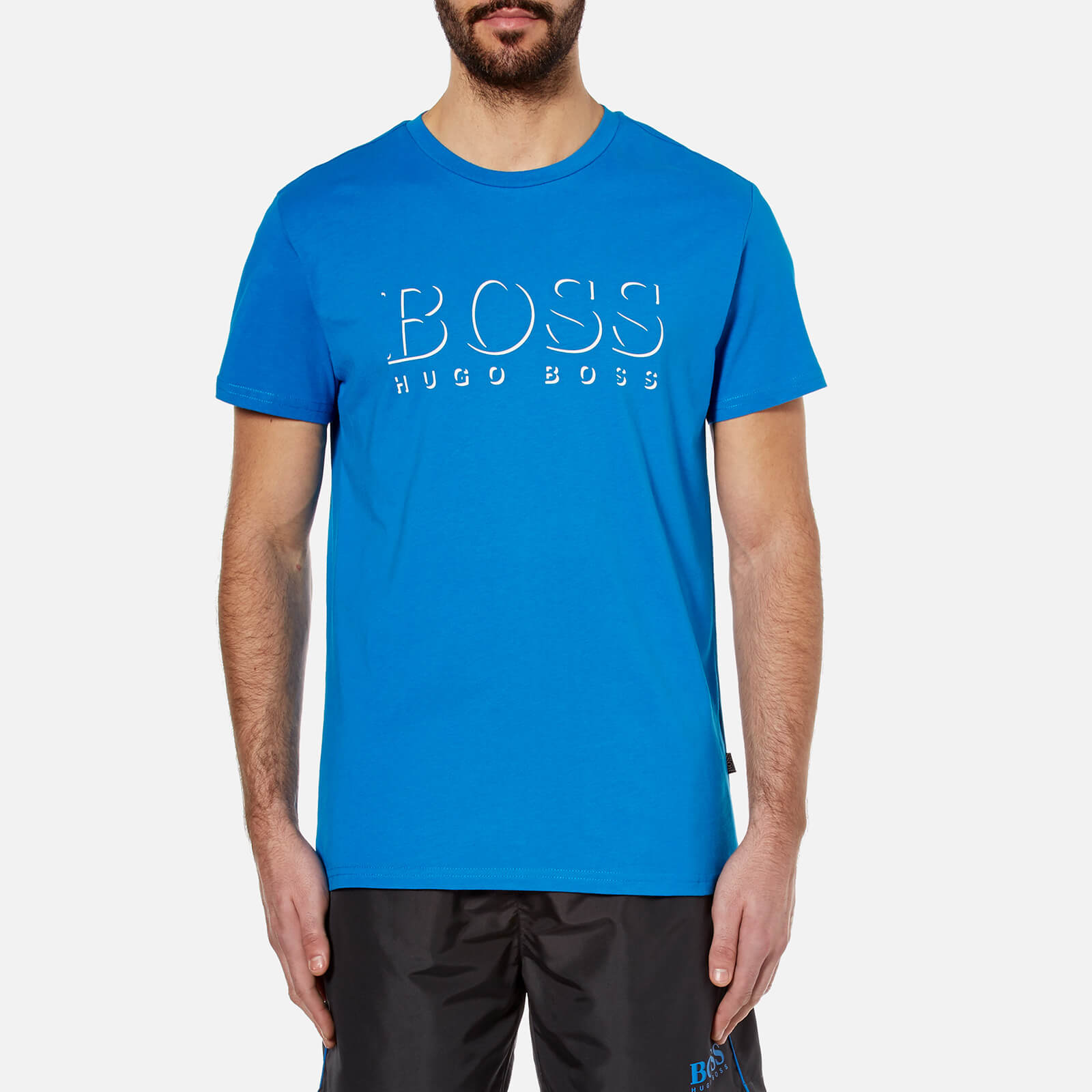 Hugo boss large logo t shirt store