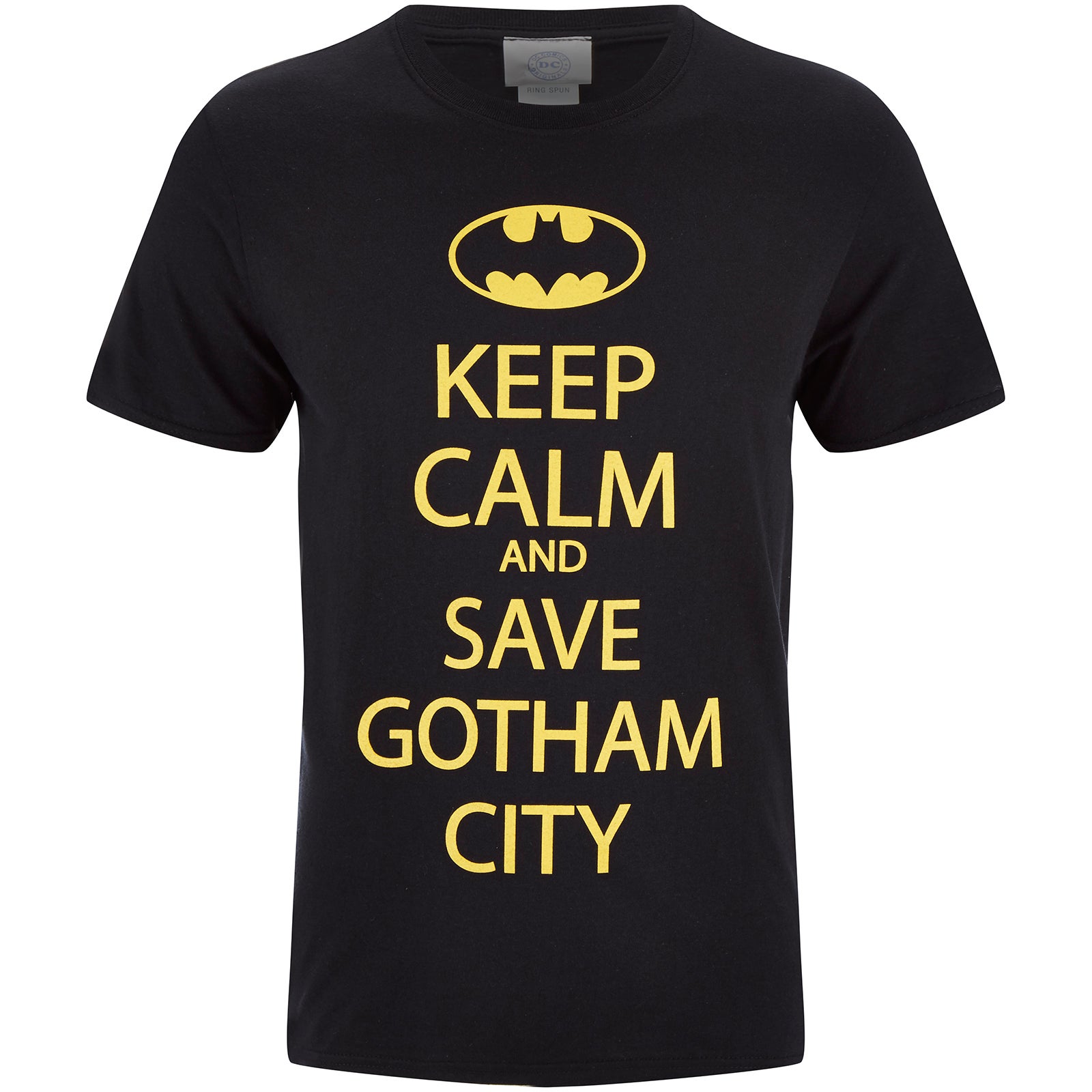 DC Comics Men's Batman Keep Calm T-Shirt - Black - M