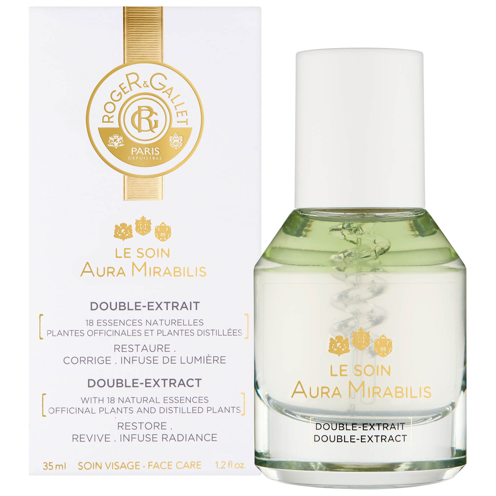 Roger&Gallet Aura Mirabilis Double Extract Serum 35ml | LOOKFANTASTIC