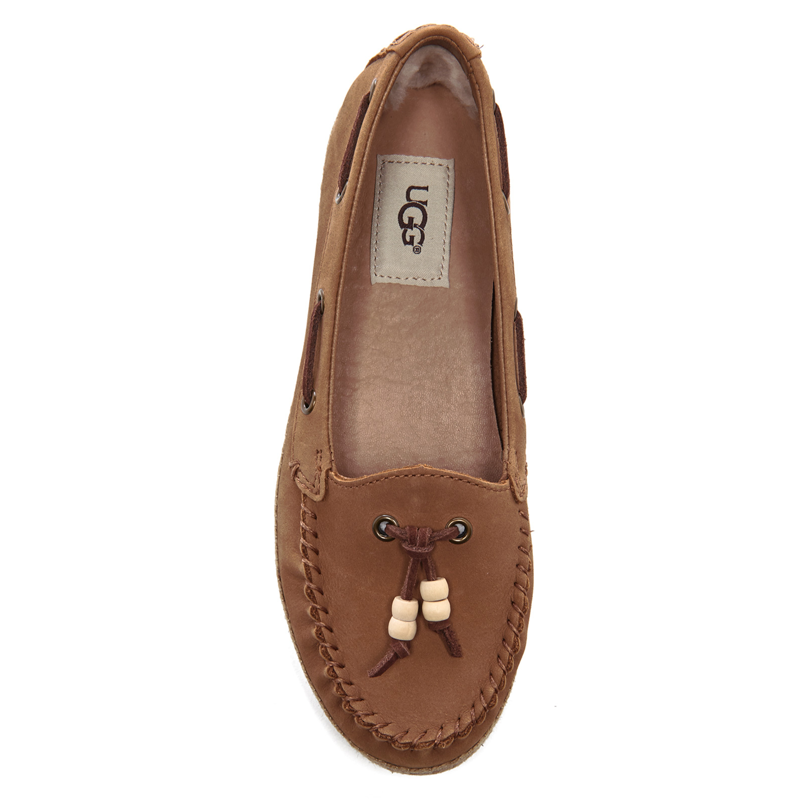UGG Women s Suzette Nubuck Moccasin Shoes Chestnut Allsole