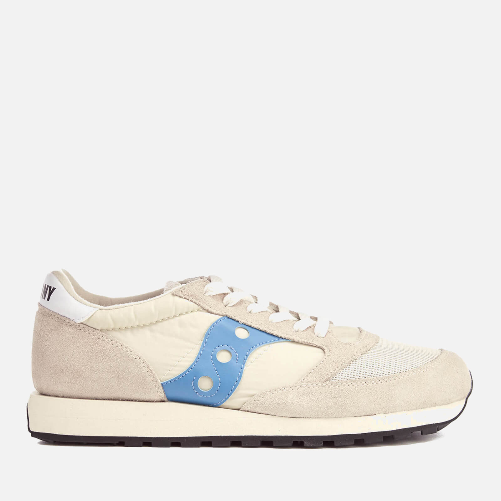 Saucony Men's Jazz Original Vintage Trainers - Beige/Sky Blue | Coggles