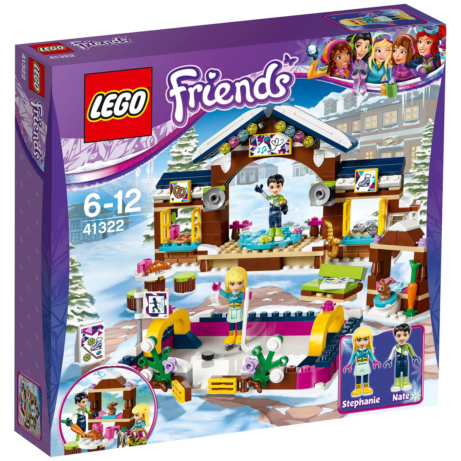 LEGO Friends: Winter Holiday Snow Resort Ice Rink (41322) | Zavvi UK