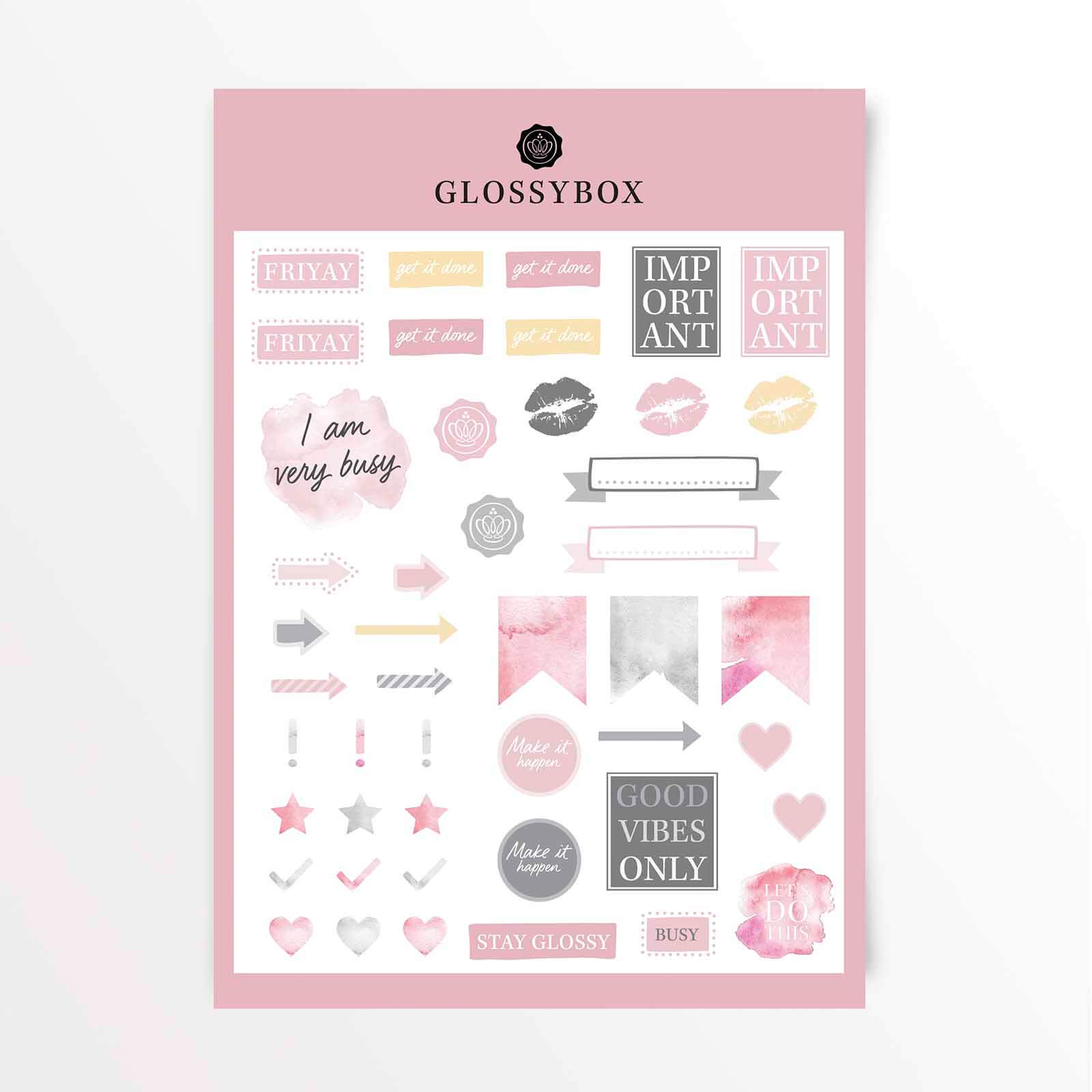 GLOSSYBOX Back To School Sticker Set | Glossybox