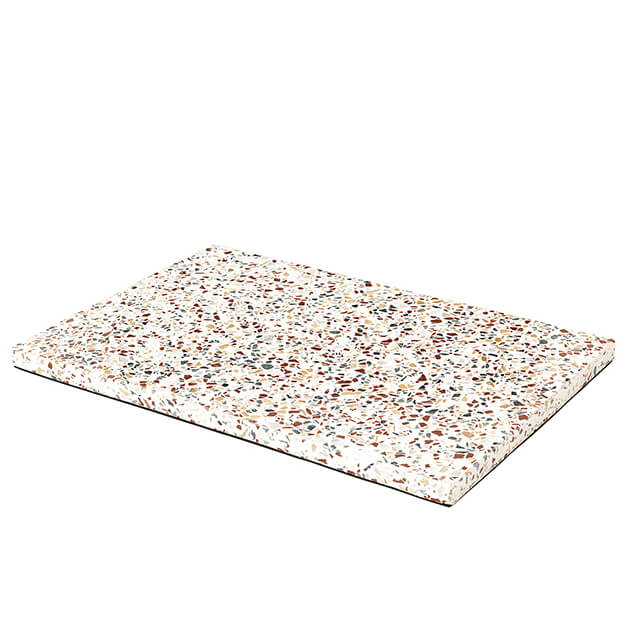 Broste Copenhagen Iben Rectangular Plate - Terrazzo | Coggles