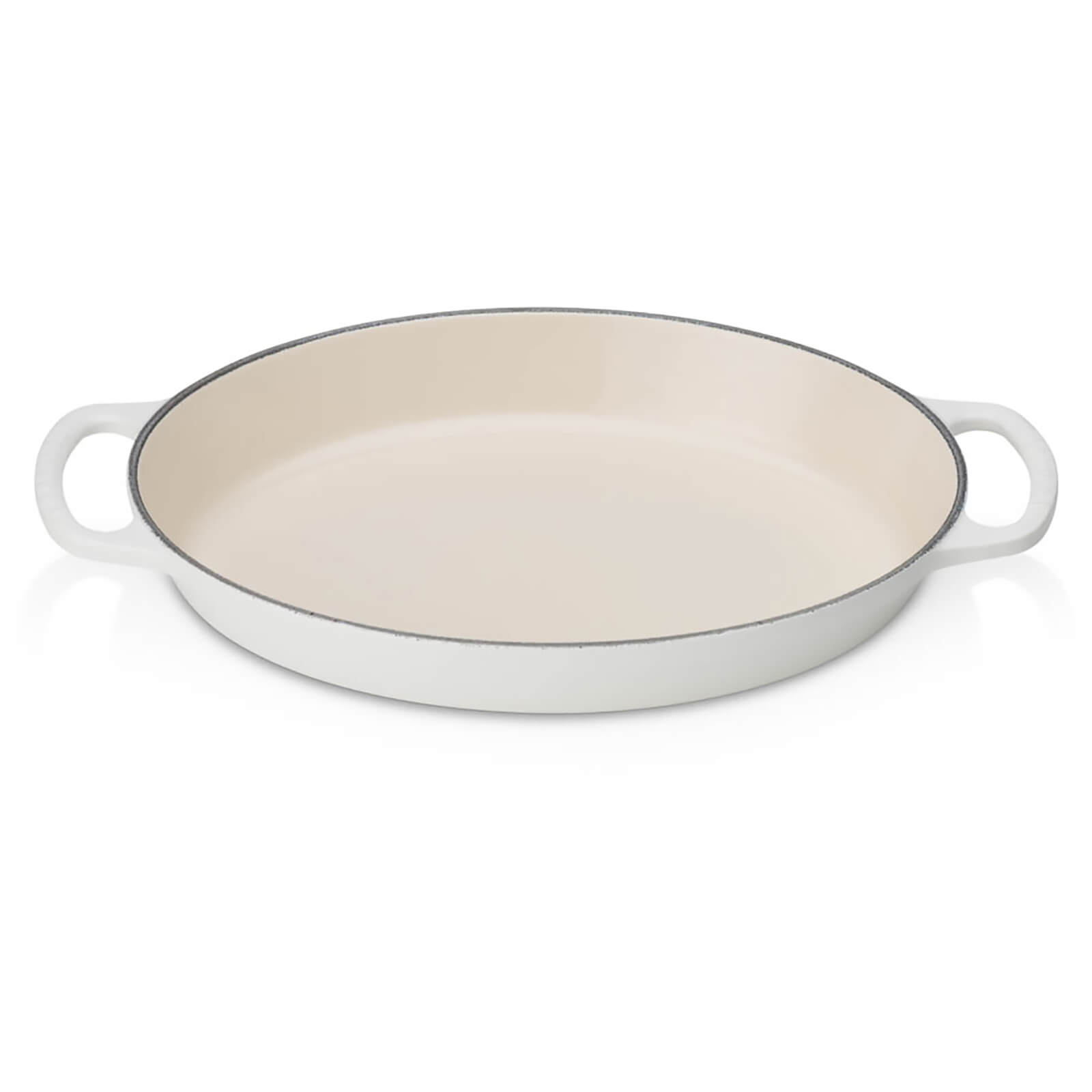 Le Creuset Signature Cast Iron Oval Gratin Dish - 28cm - Cotton | Coggles