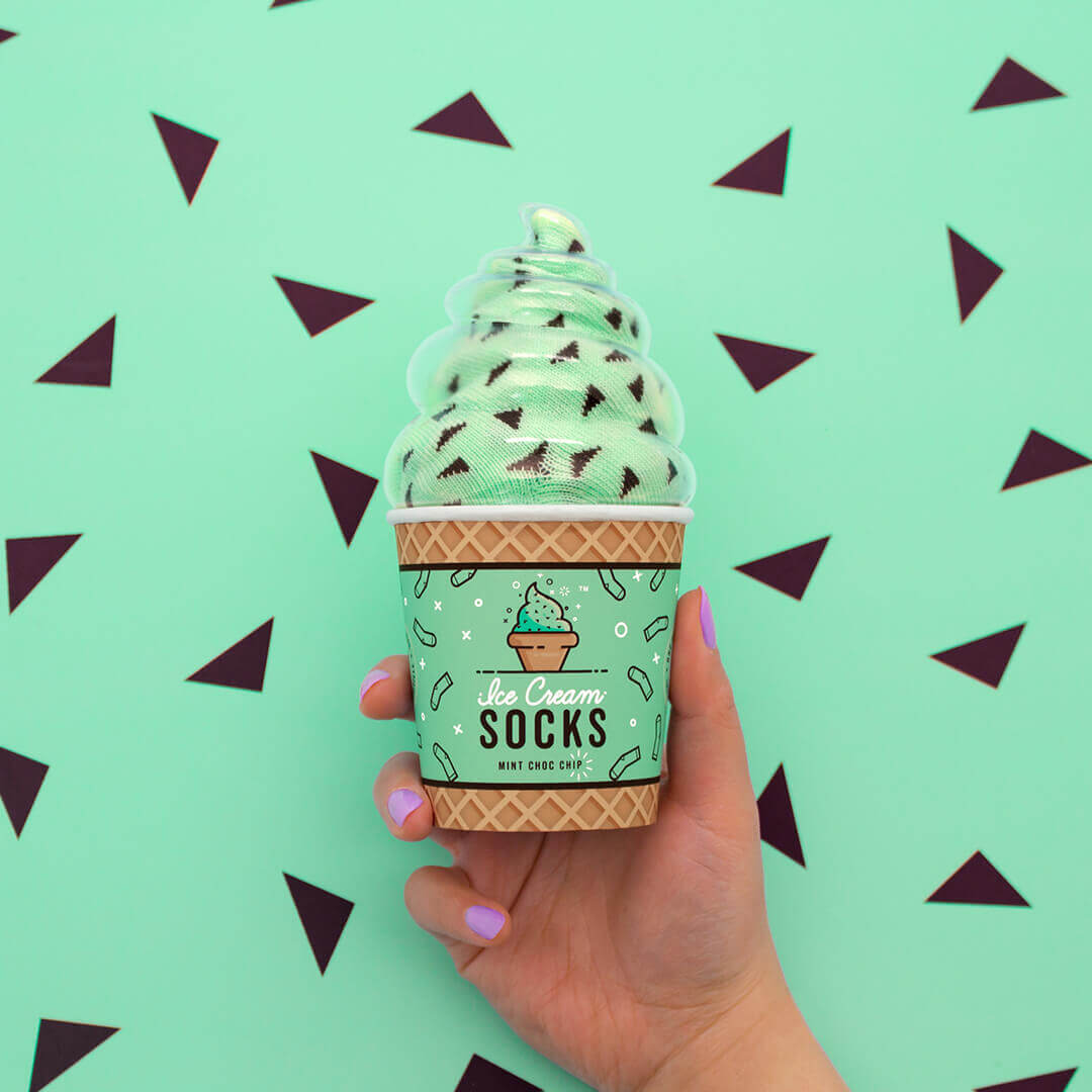 Ice Cream Socks - Mint Choc Chip | Zavvi UK