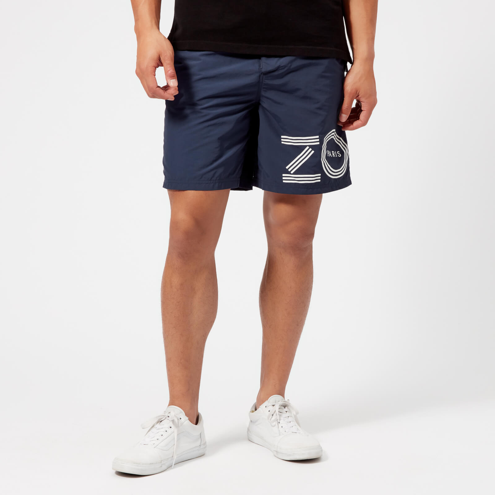 KENZO Men s Swim Shorts Navy Blue Coggles