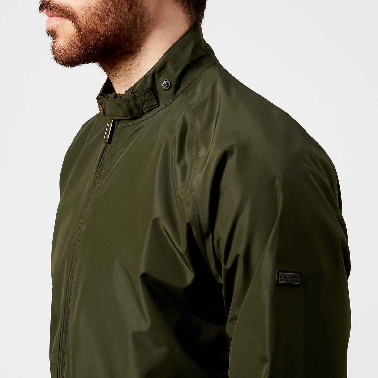 Barbour International Men's Motion Short Jacket - Sage | Coggles Barbour International Men's Motion Short Jacket - Sage | Coggles