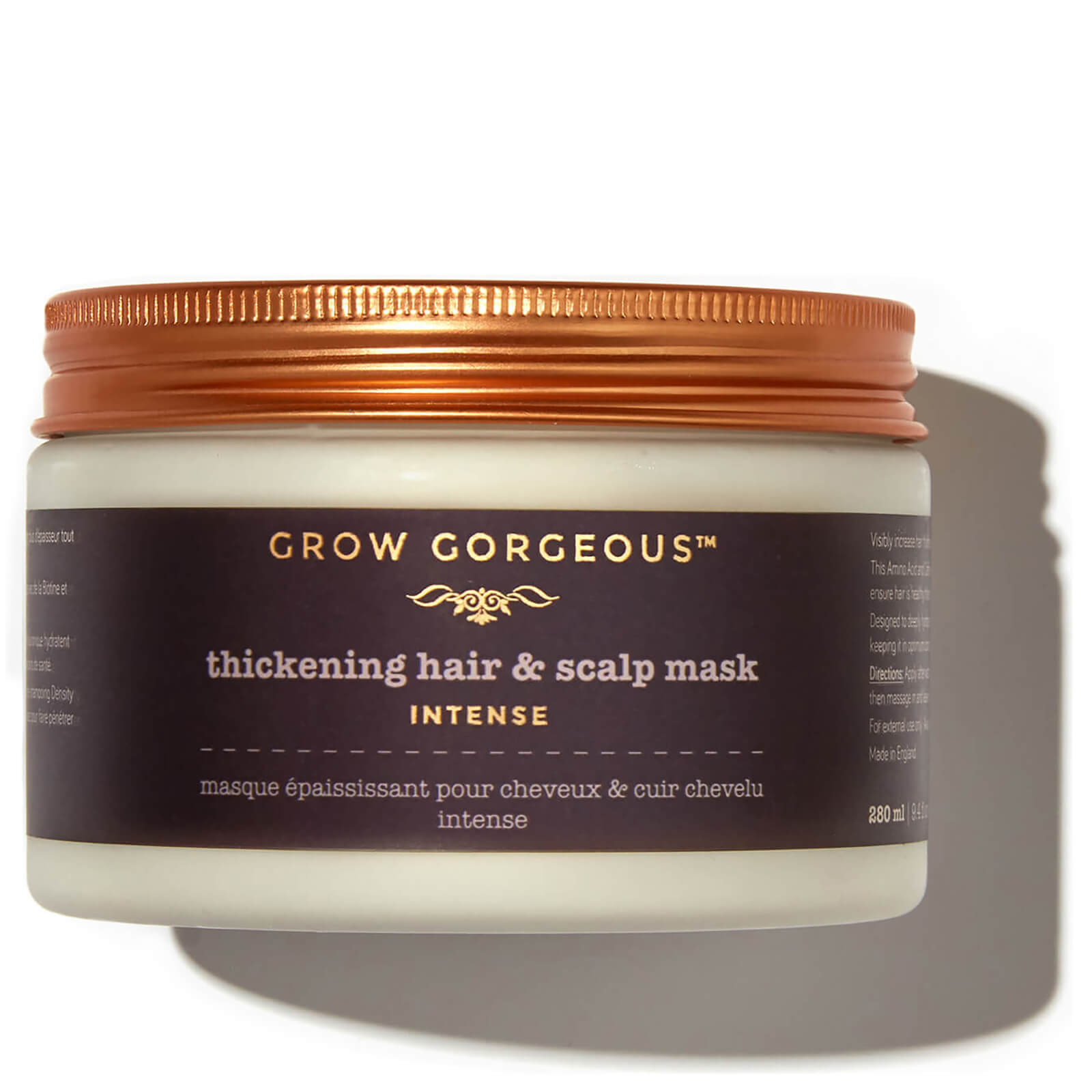 Grow Gorgeous Thickening Hair & Scalp Mask Intense 280ml | LOOKFANTASTIC
