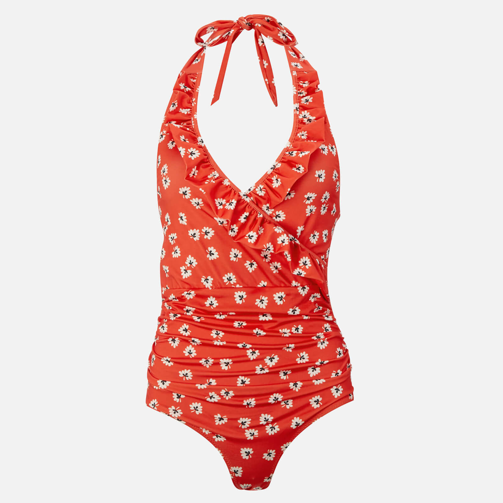 Ganni Women's Columbine Swimsuit - Big Apple Red | Coggles