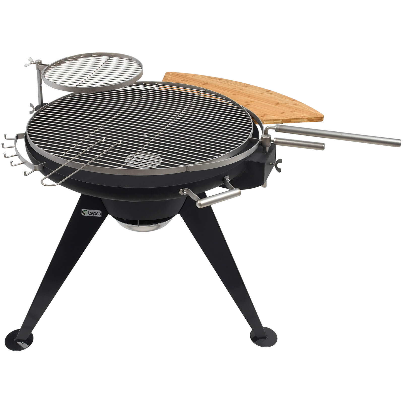Tepro Charcoal Cranford BBQ - Black | Zavvi UK