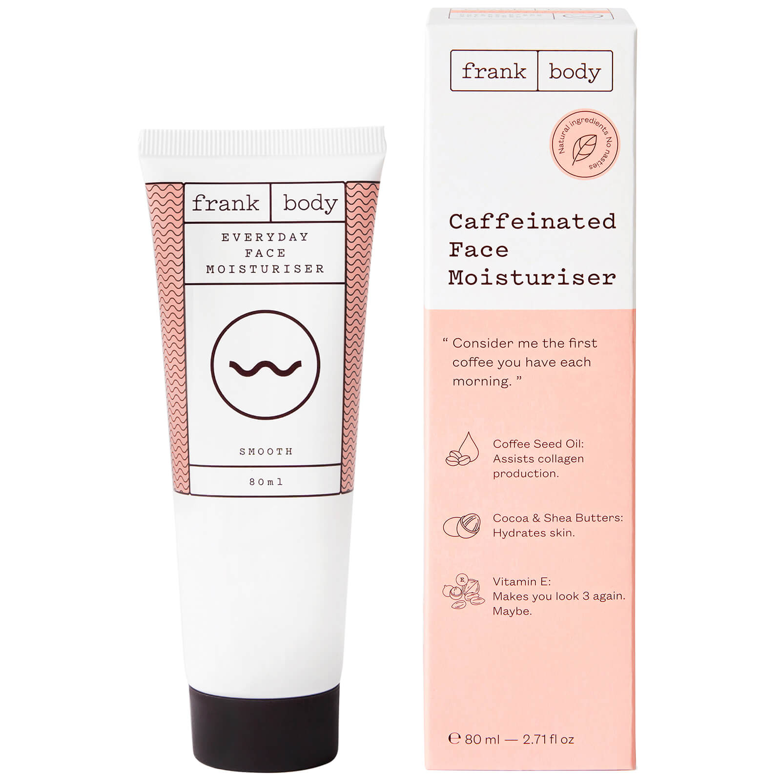 Frank Body Face Moisturiser 80ml | LOOKFANTASTIC