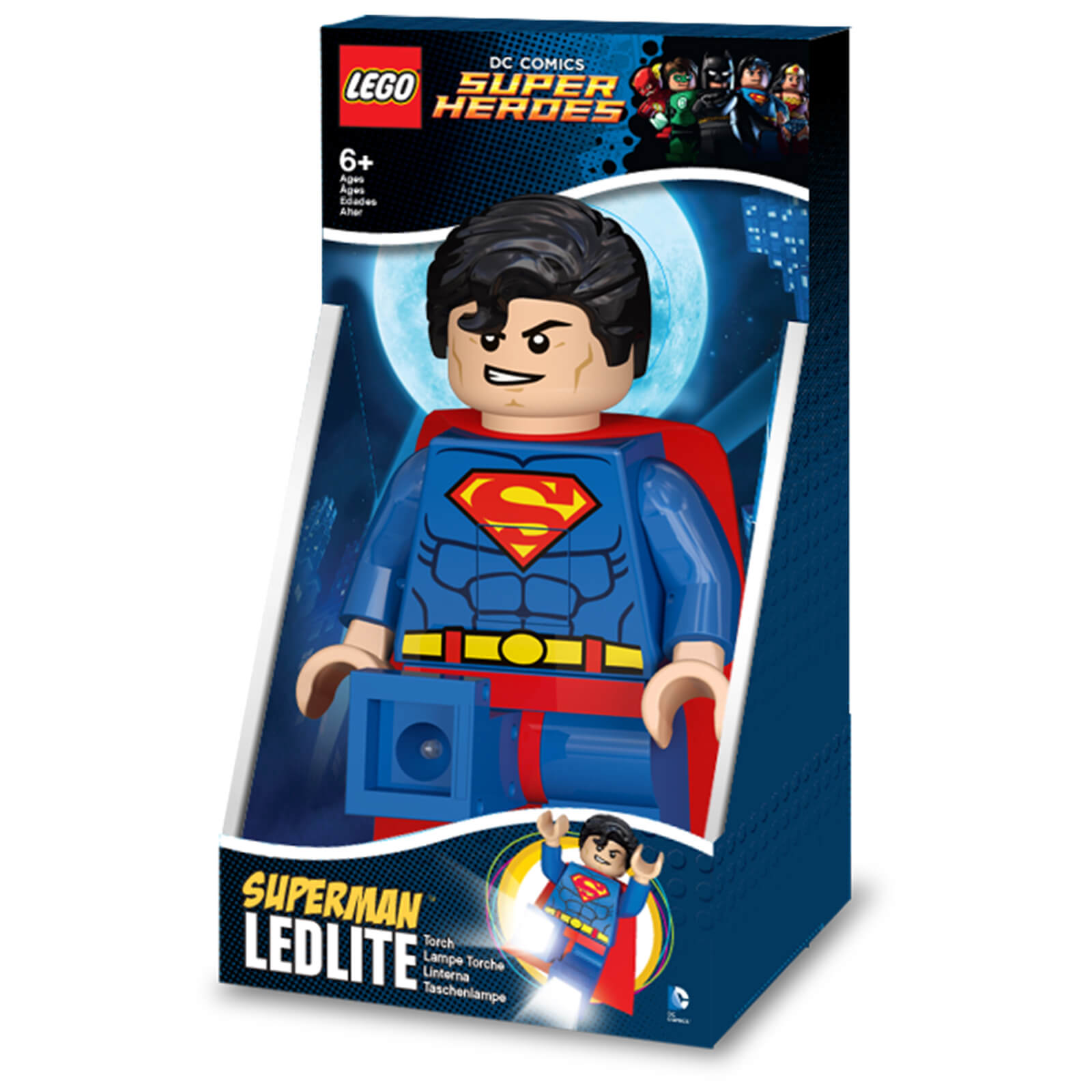 LEGO DC Comics Super Heroes Superman Torch with Batteries and 30 Minute ...