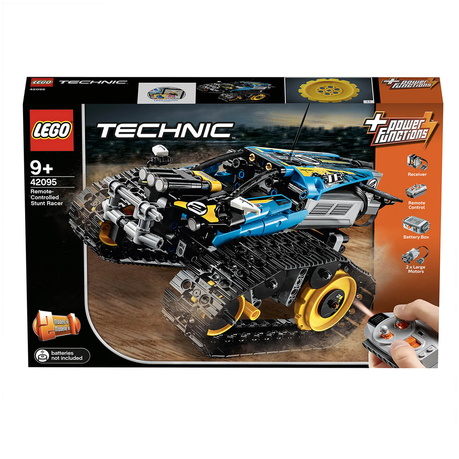LEGO Technic: Remote-Controlled Stunt Racer Set (42095) | Zavvi UK