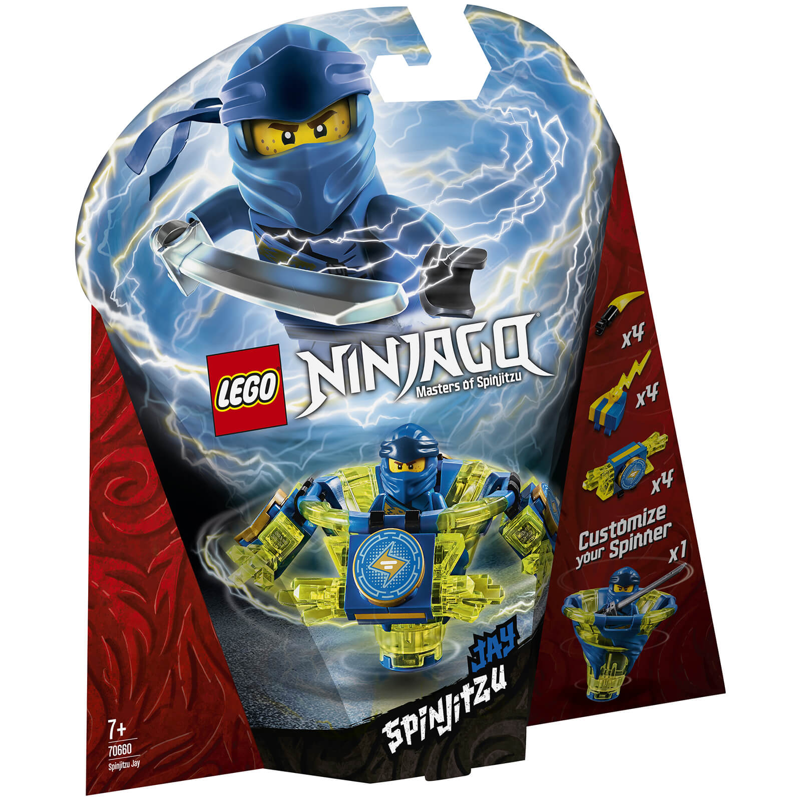 LEGO Ninjago: Spinjitzu Jay (70660) | Zavvi UK