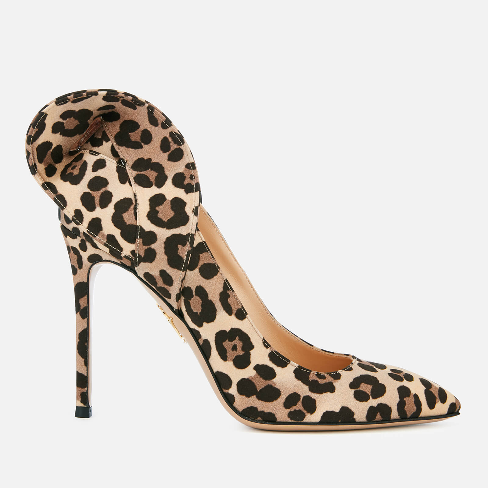Charlotte Olympia Women's Blake Satin Court Shoes - Leopard | Coggles