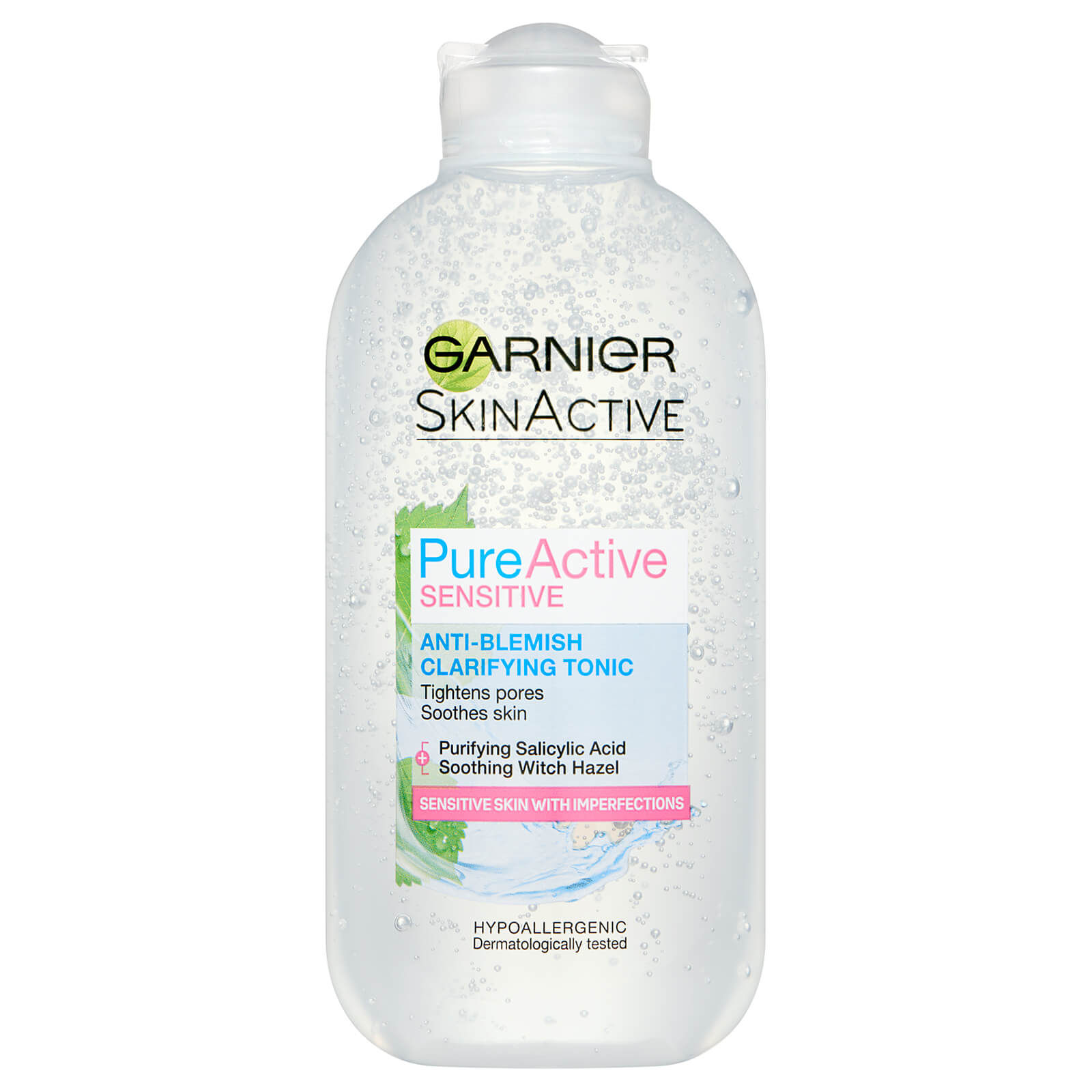 Garnier Pure Active Anti Blemish Clarifying Tonic Sensitive Skin 200ml ...