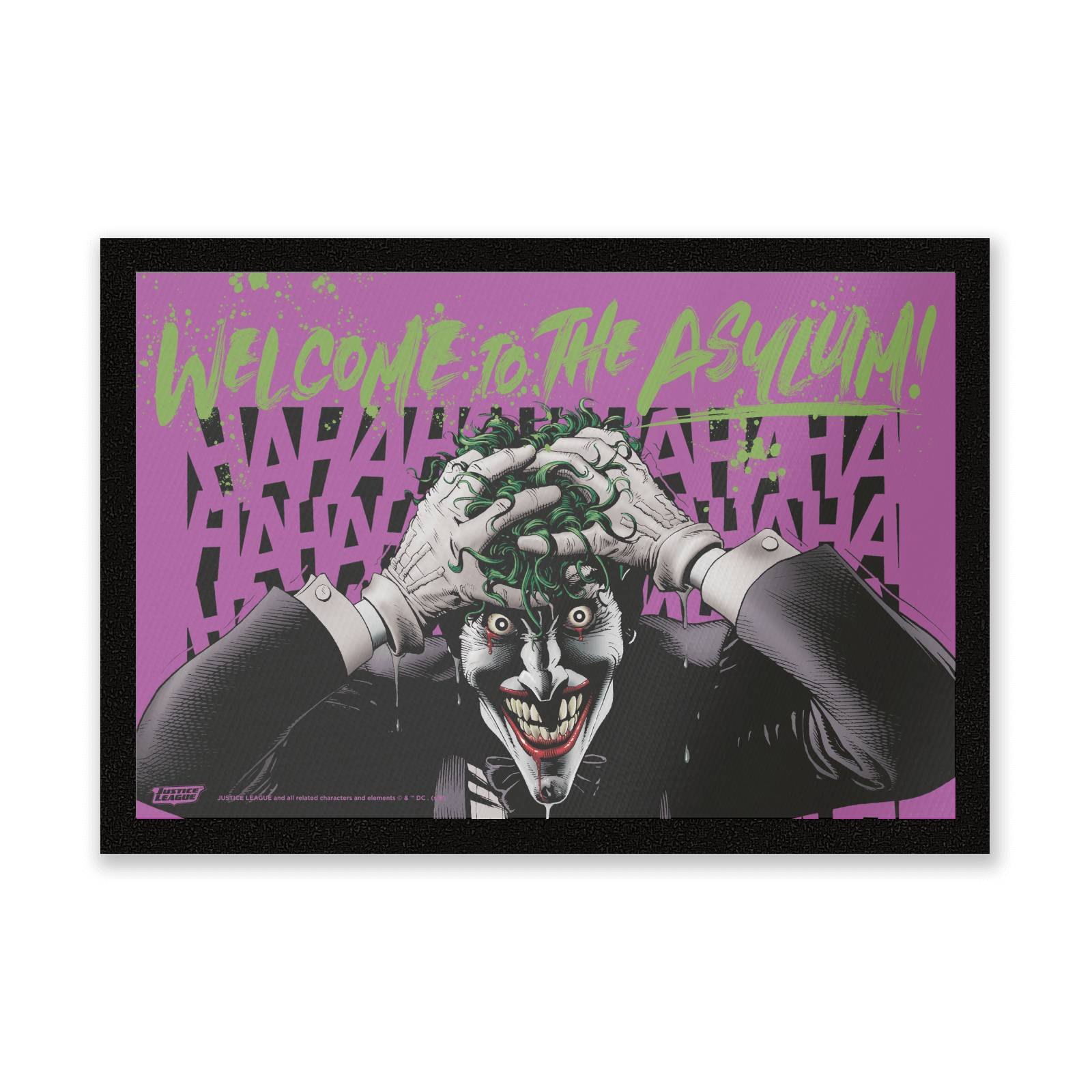 DC Comics Welcome To The Asylum Entrance Mat | Zavvi UK