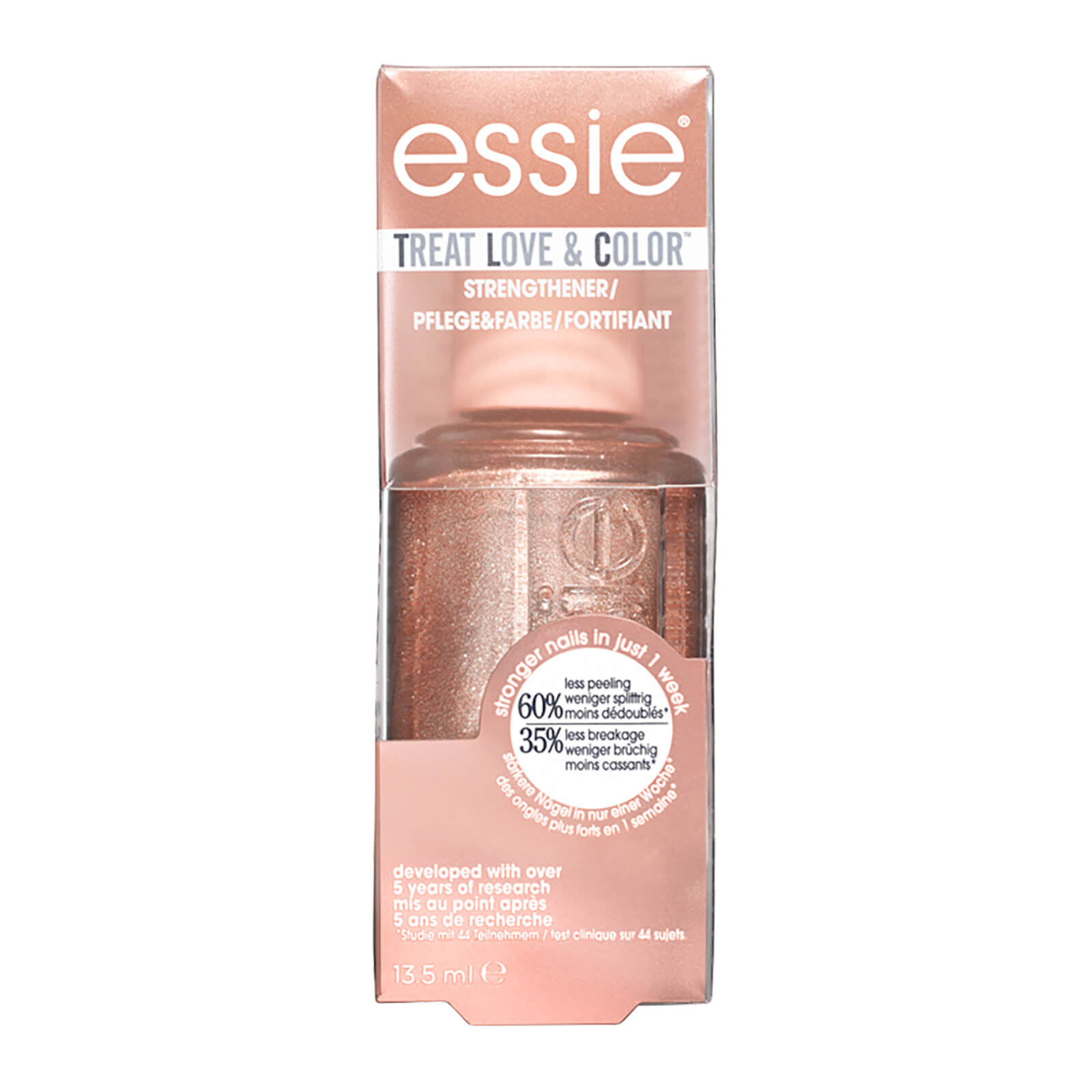 essie TLC Metallic Glow the Distance Rose Gold Nail Polish 13.5ml ...