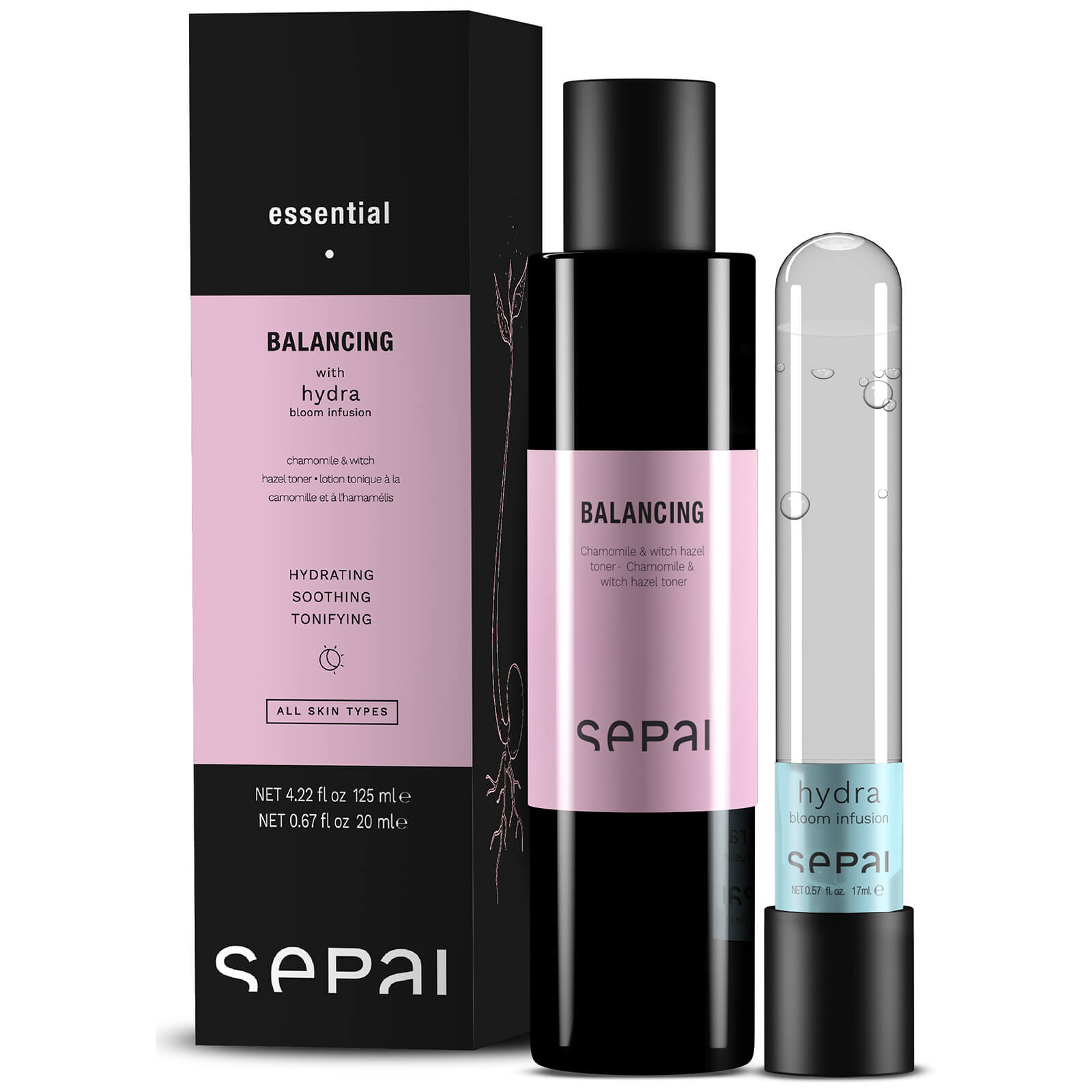 Sepai Balancing Toner and Hydra Bloom Infusión 142ml | LOOKFANTASTIC