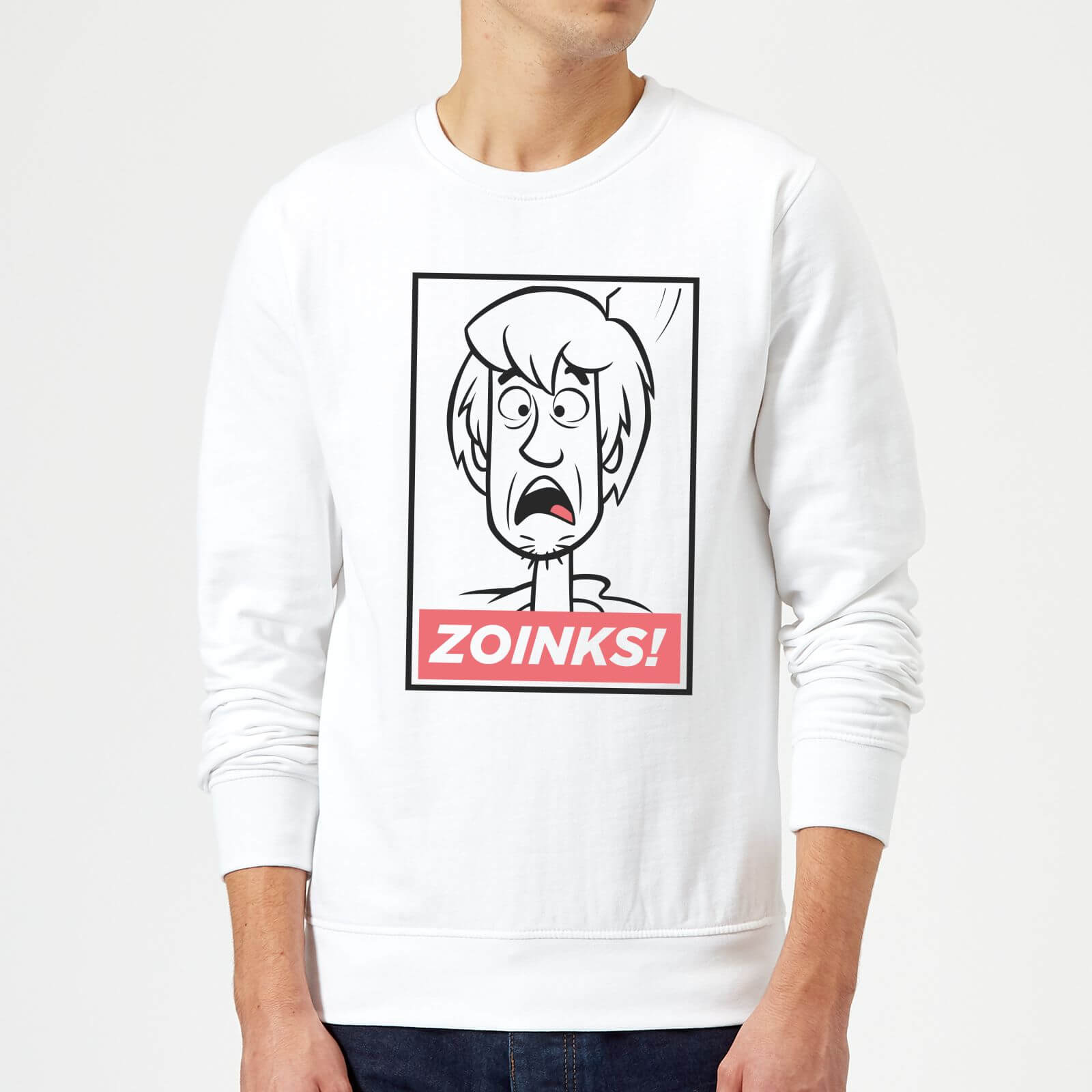 Scooby Doo Zoinks! Sweatshirt - White - S