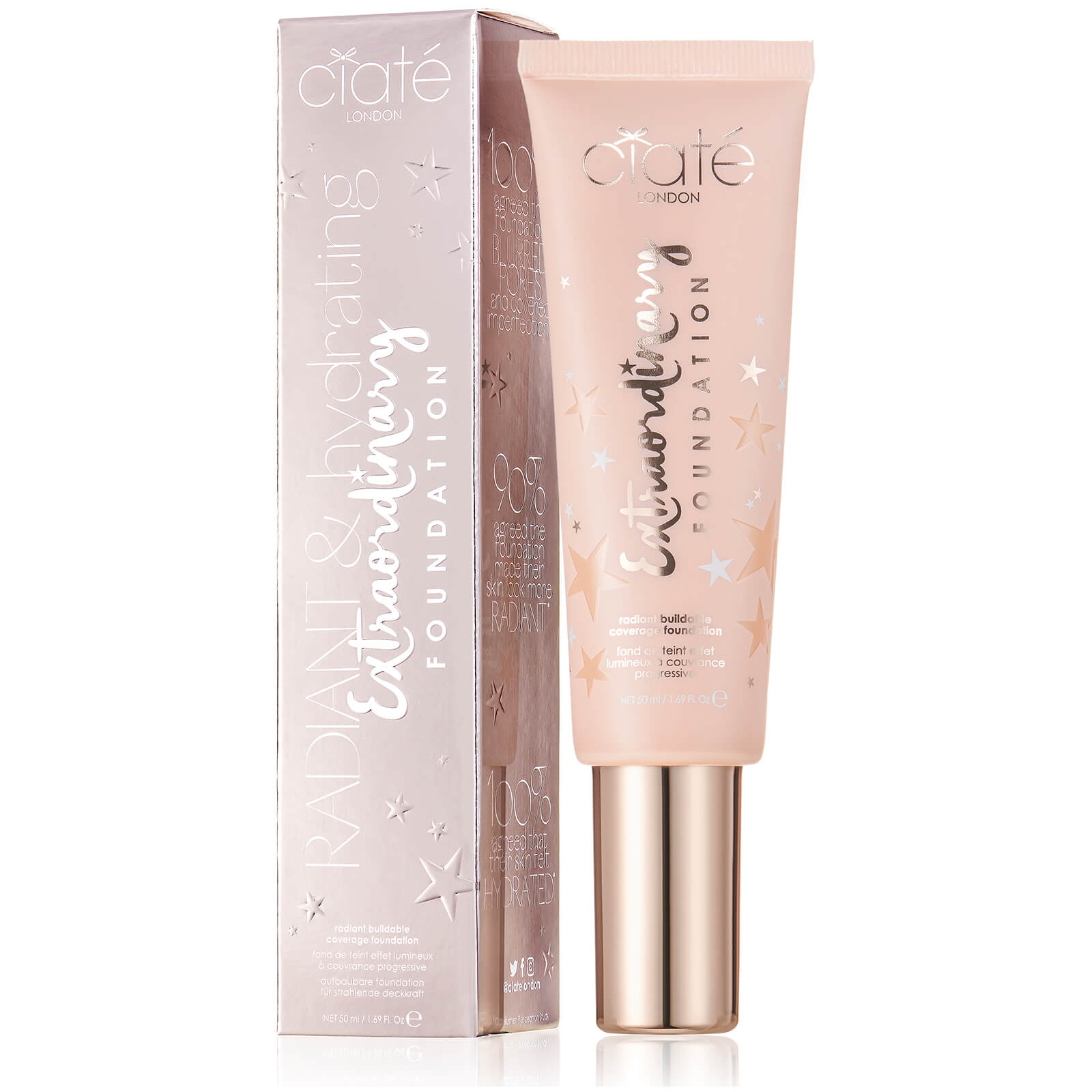 Ciaté London Extraordinary Radiant Buildable Liquid Foundation 50ml ...